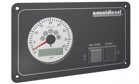 Nanni Diesel Mittaritaulu A4 Panel Flybridge 12V - Venepori.fi verkkokauppa